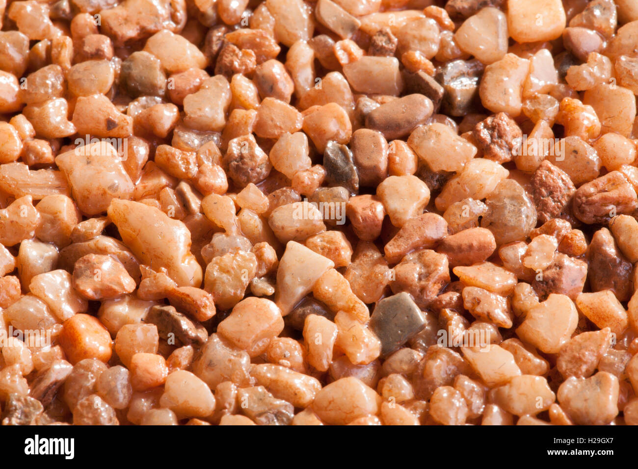 Coloured stone chip / gravel surface Stock Photo - Alamy