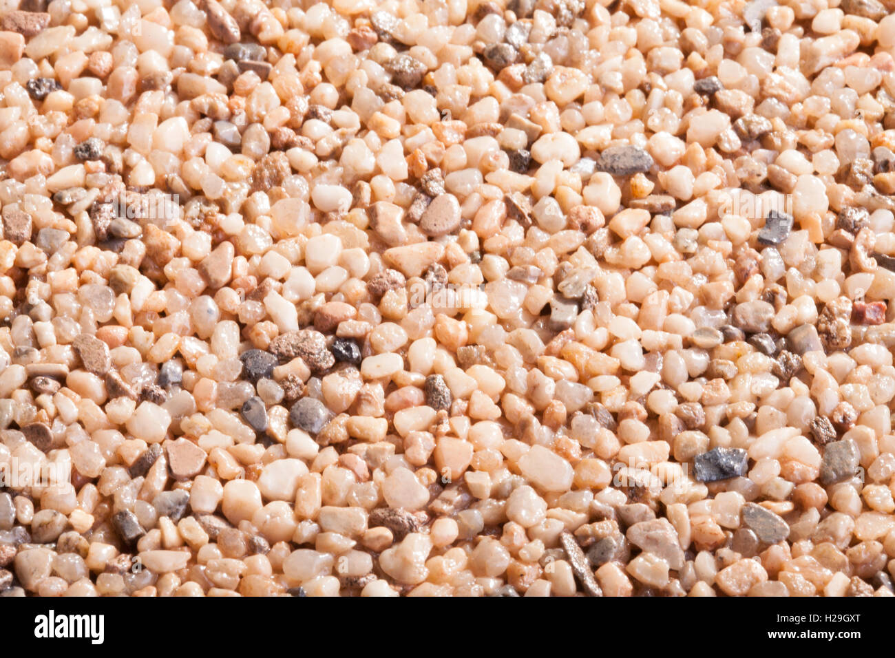 Coloured stone chip / gravel surface Stock Photo - Alamy