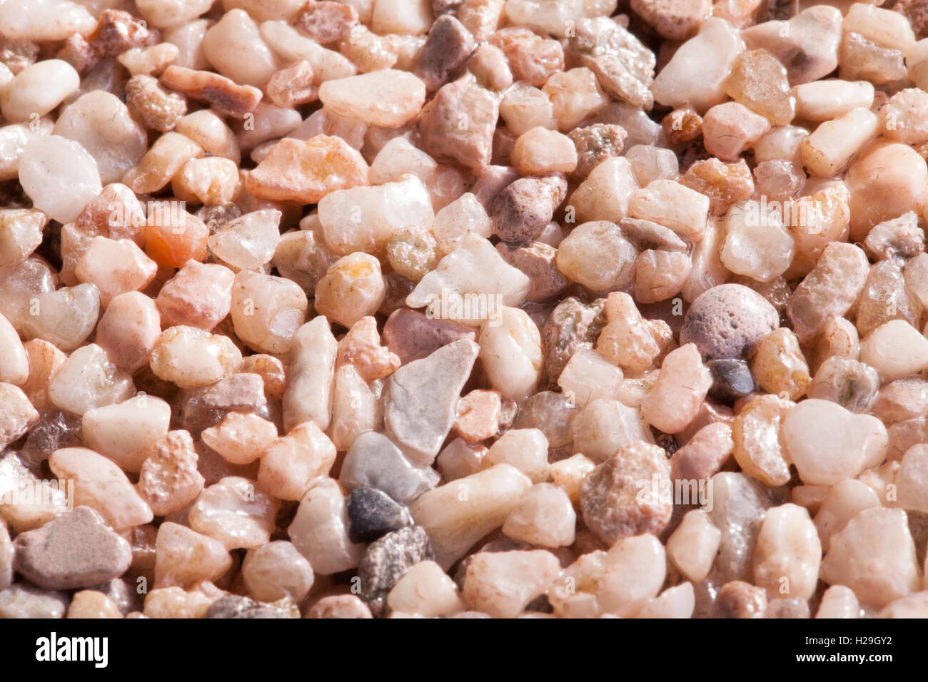 Coloured stone chip / gravel surface Stock Photo - Alamy