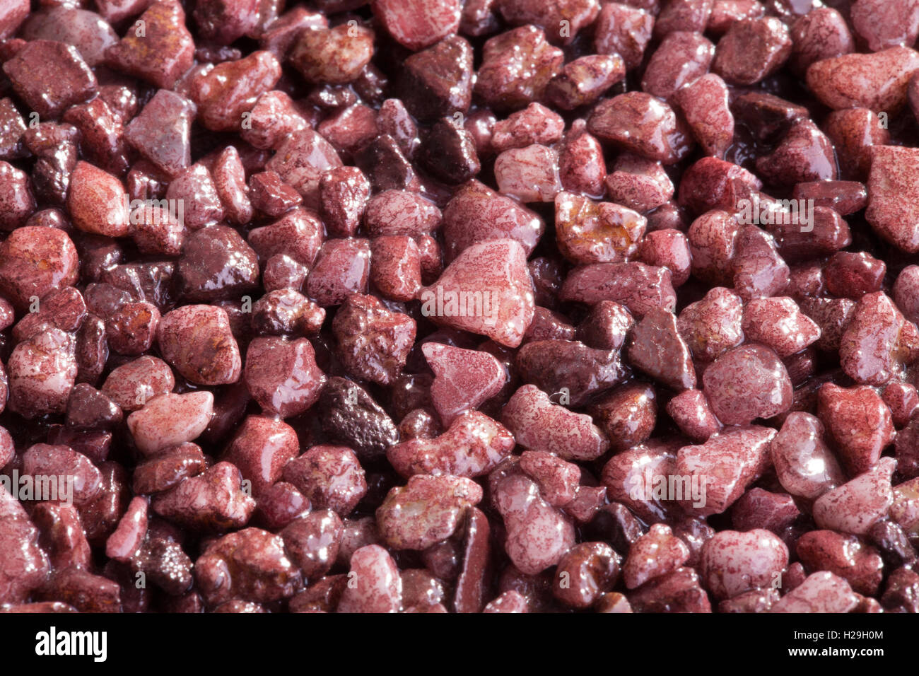 Coloured stone chip / gravel surface Stock Photo - Alamy