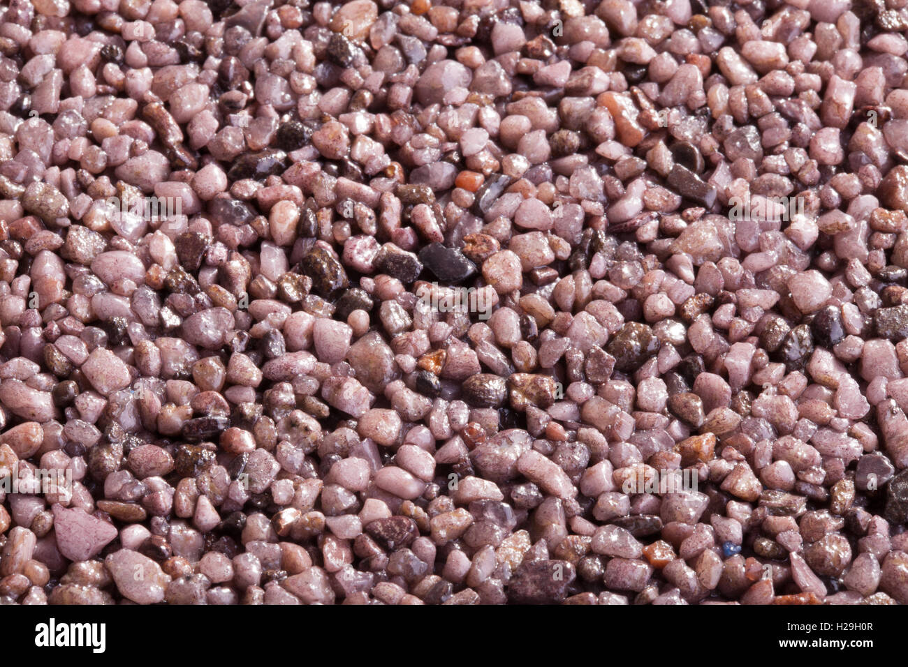 Coloured stone chip / gravel surface Stock Photo - Alamy