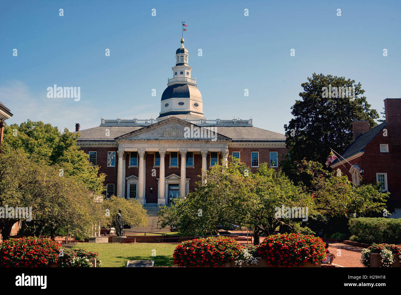 Maryland State Capital building in Annapolis, Maryland Stock Photo - Alamy