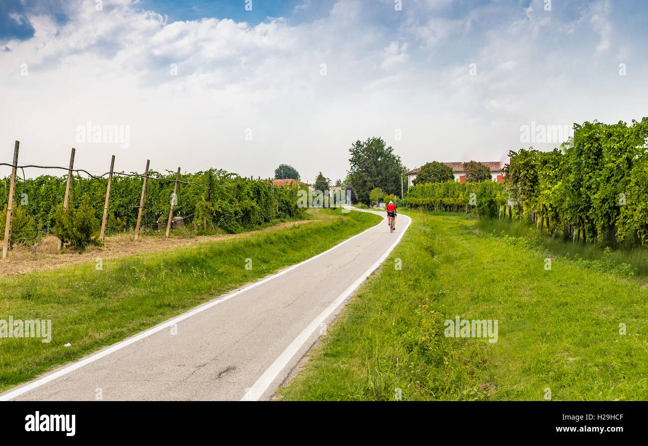 Cycling through fields hi-res stock photography and images - Alamy