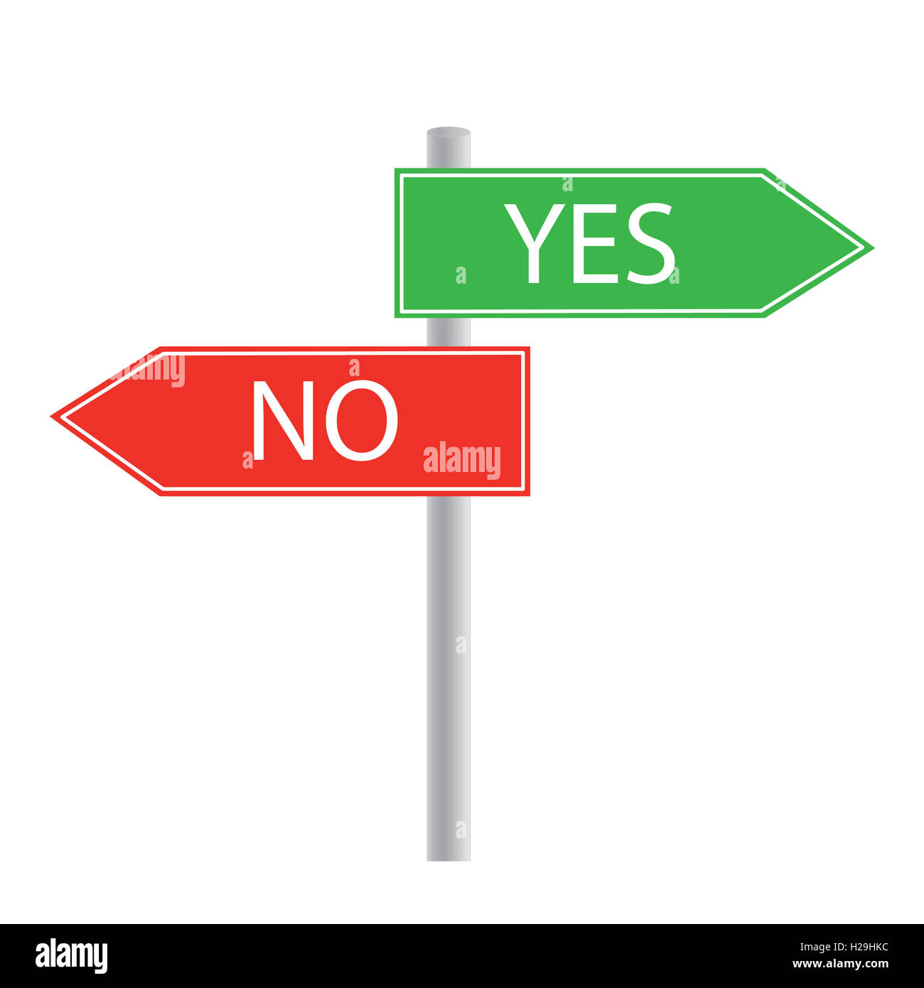 Yes or no hi-res stock photography and images - Alamy