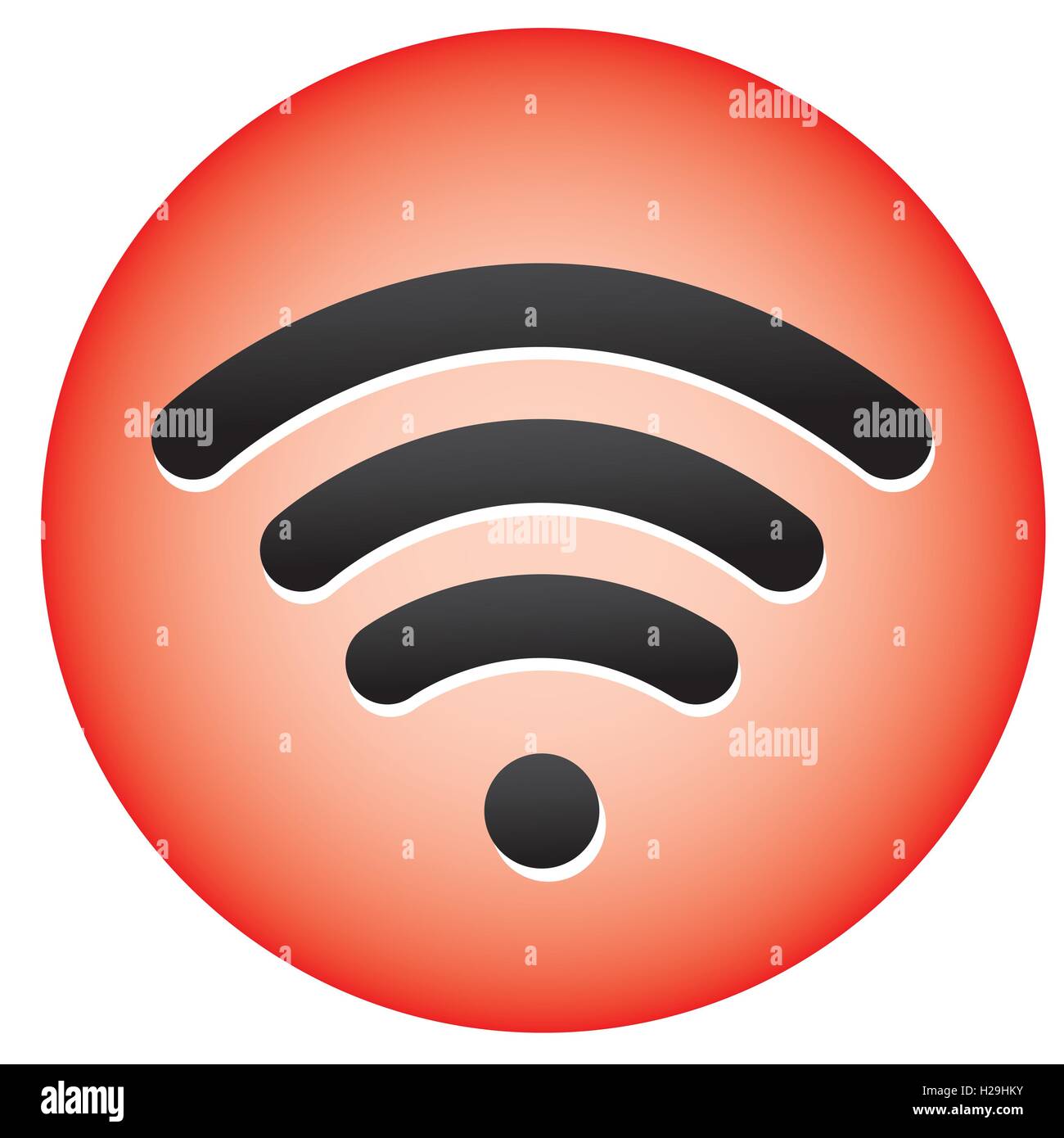 Wireless icon wifi symbol hi-res stock photography and images - Alamy