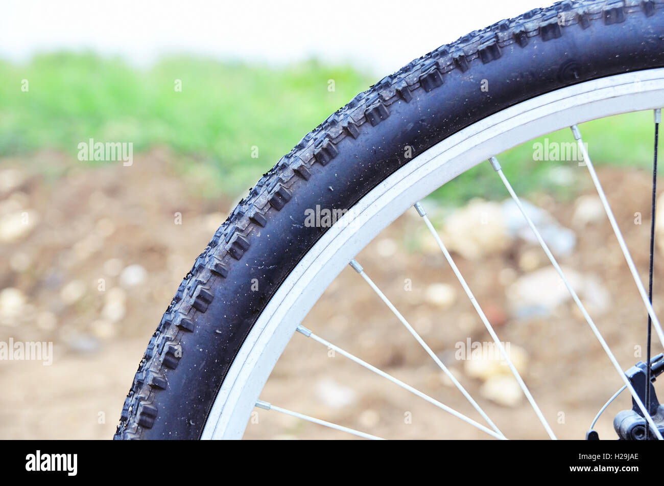 Bicycle wheel photograph from the side Stock Photo - Alamy