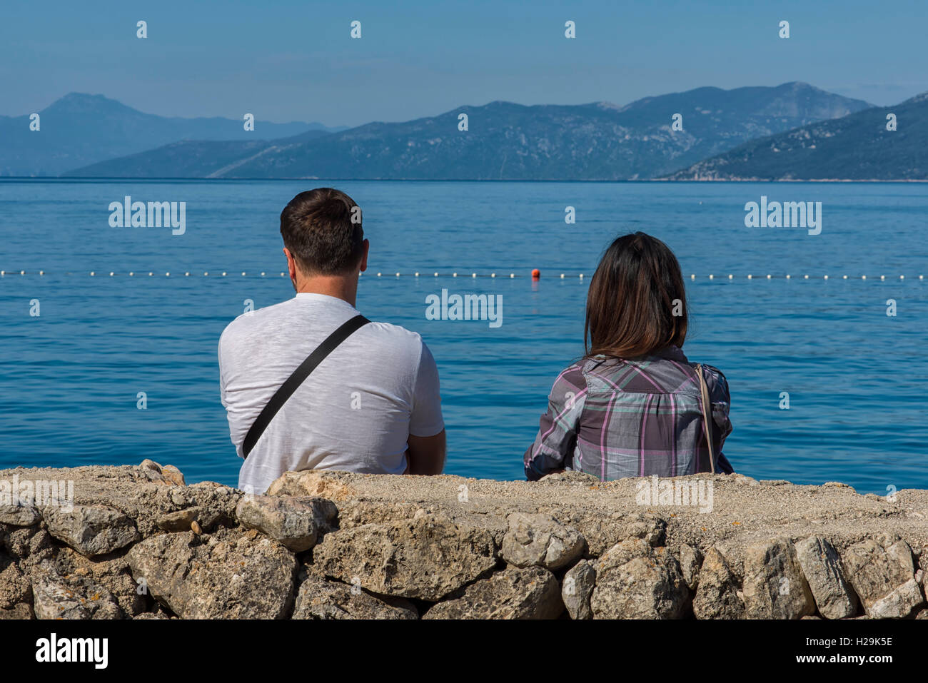 Valun Beach in Cres Island, Croatia Stock Photo - Alamy
