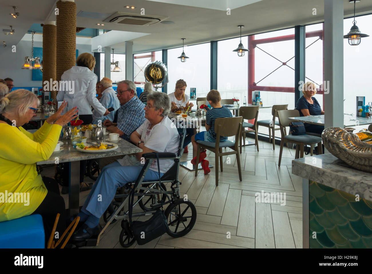 Interior Seaview Fish and Chip Restaurant Saltburn North Yorkshire ...