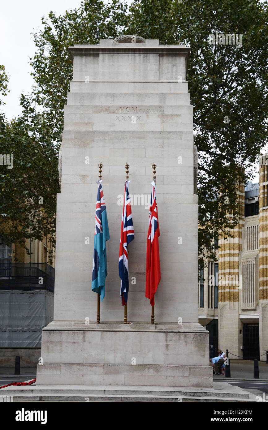 Cenotaph london flags hi-res stock photography and images - Alamy