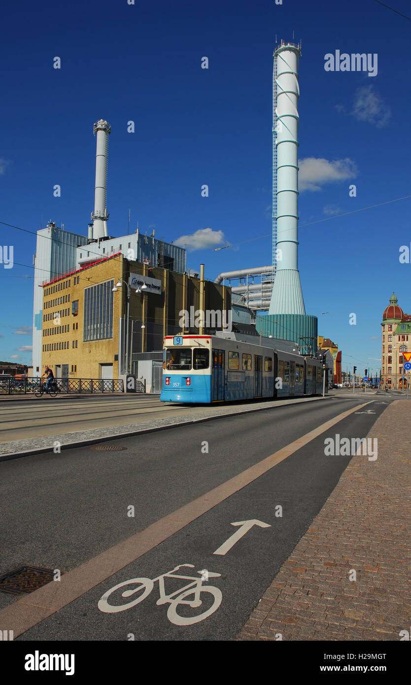 Sweden, Gothenburg, Goteborg, Goteborg Energi Plant Stock Photo - Alamy