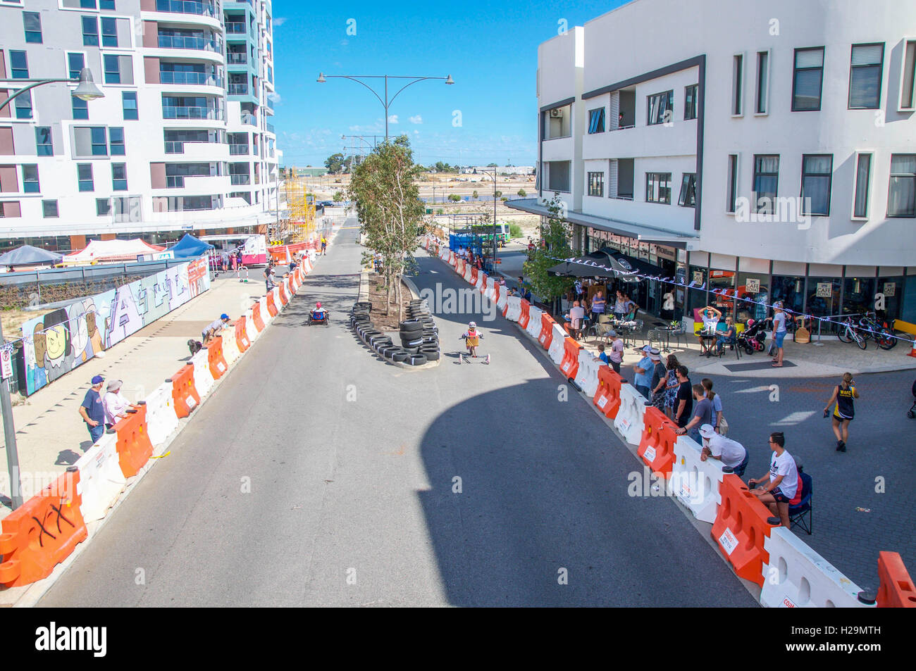 Cockburn,WA,Australia-March 13,2016: Cockburn Central billy cart race ...