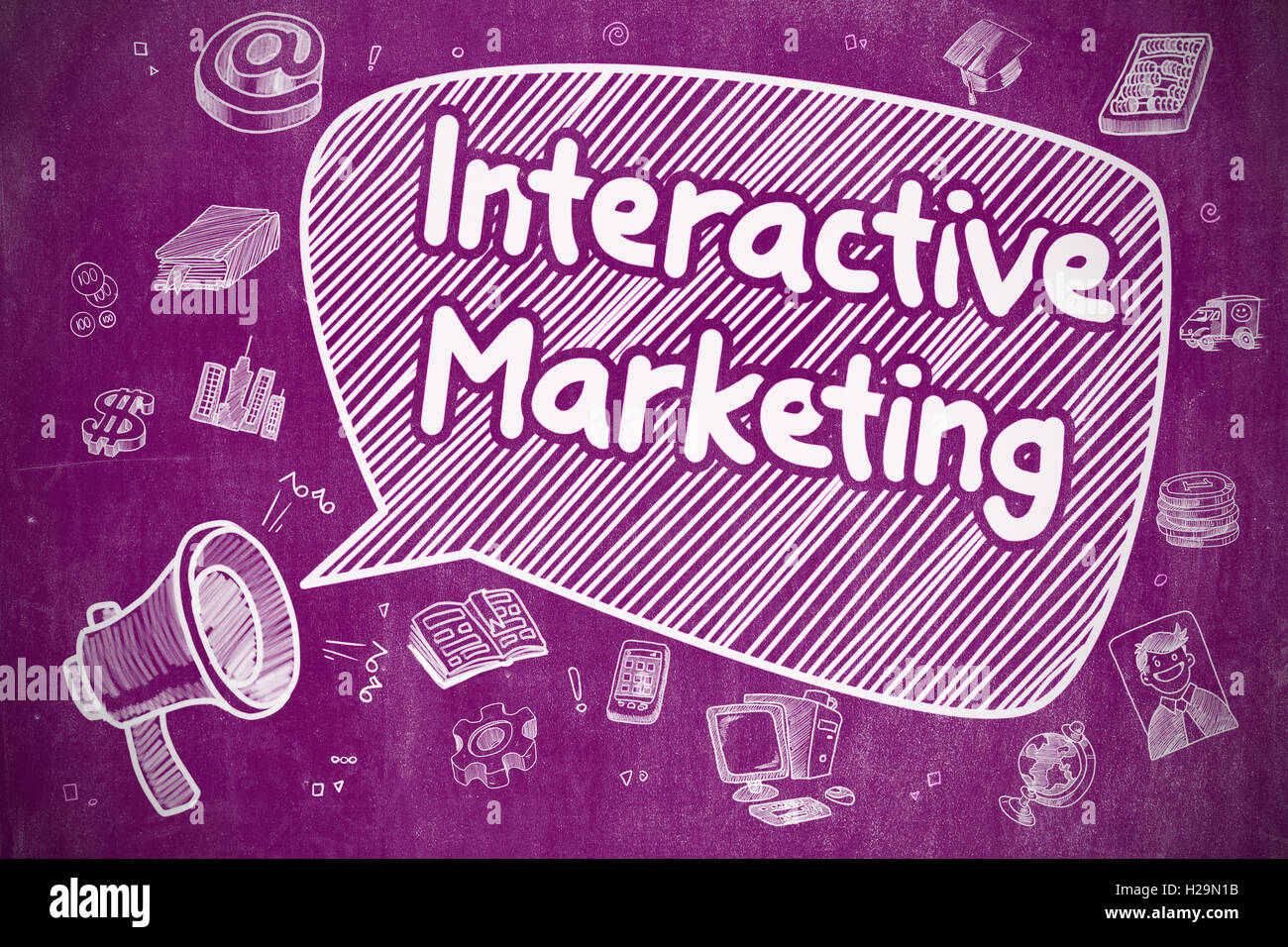 Interactive Marketing - Business Concept Stock Photo - Alamy