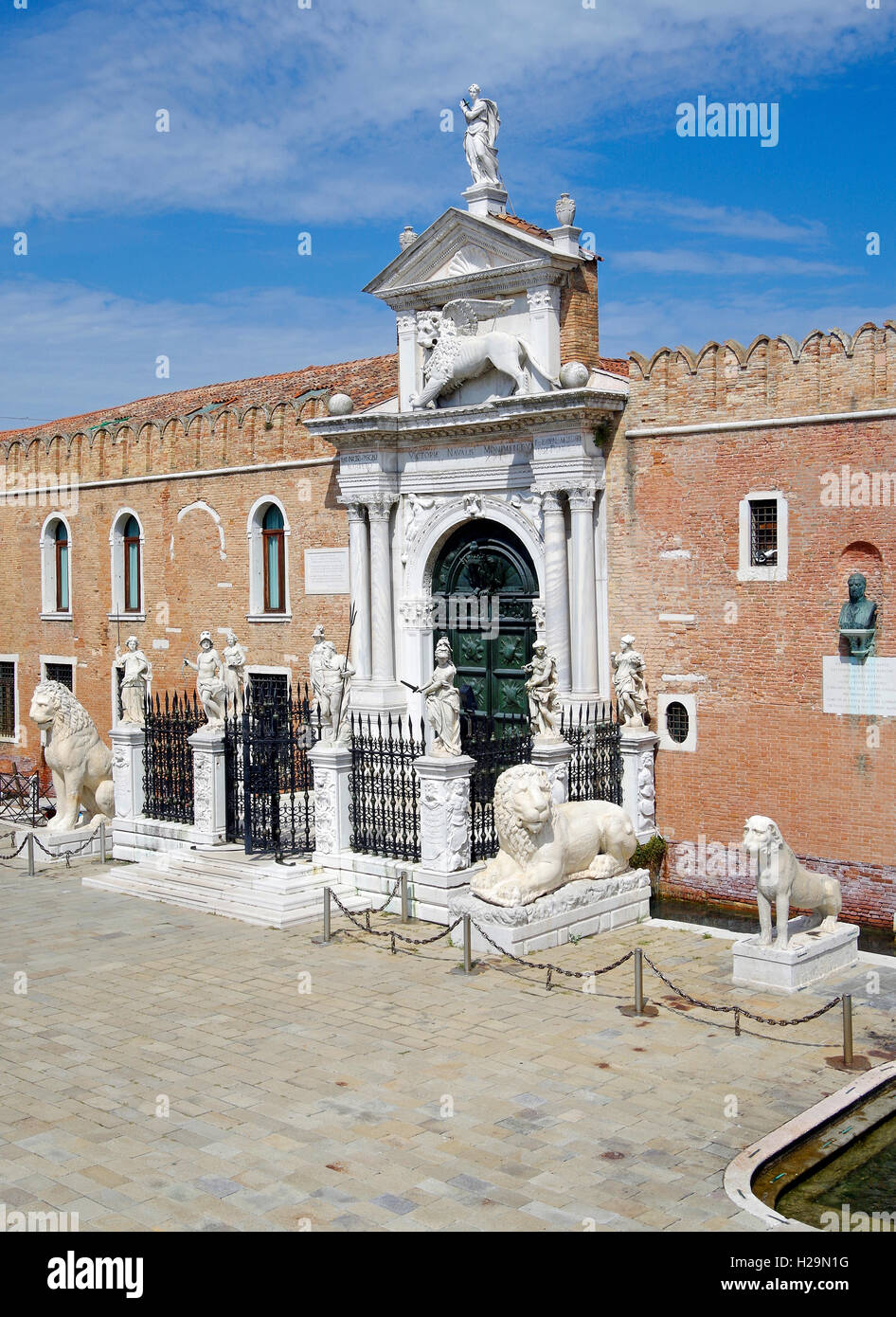 Venice, Italy, Land gate of the Arsenale, 1458-60 Stock Photo - Alamy