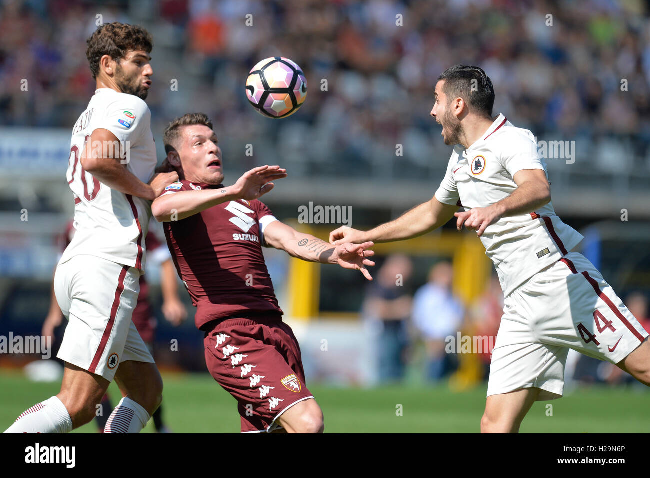 Stadio Olimpico Grande Torino, Turin, Italy. 25th Sep, 2016. Serie A ...