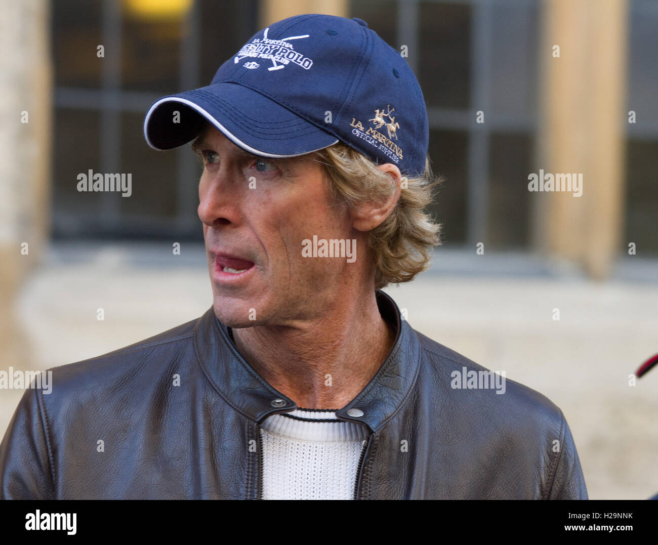 Oxford, UK. 25th September, 2016. Michael Bay at the set of ...