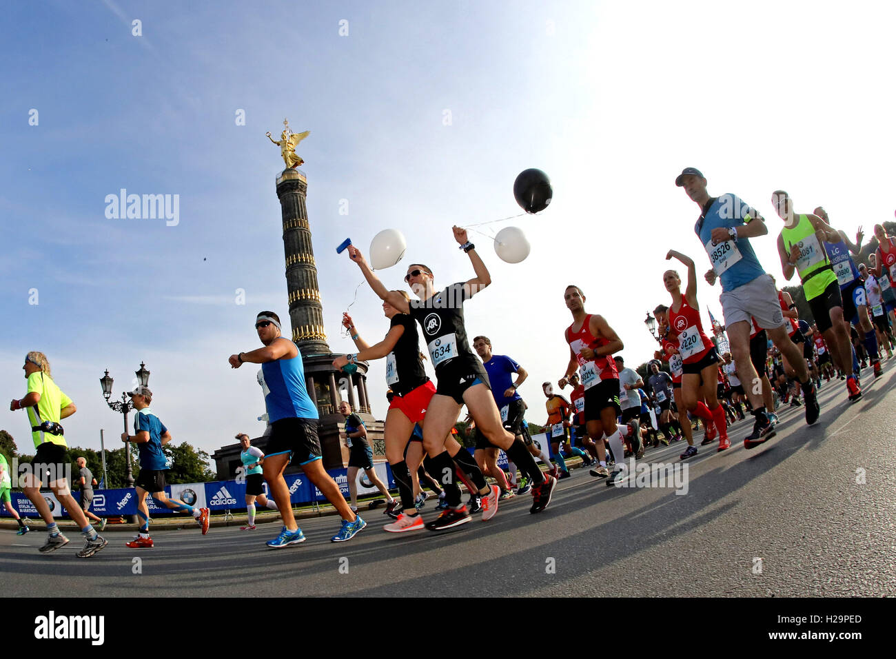 Berlin, Germany. 25th Sep, 2016. amateur athletes during the 43rd ...