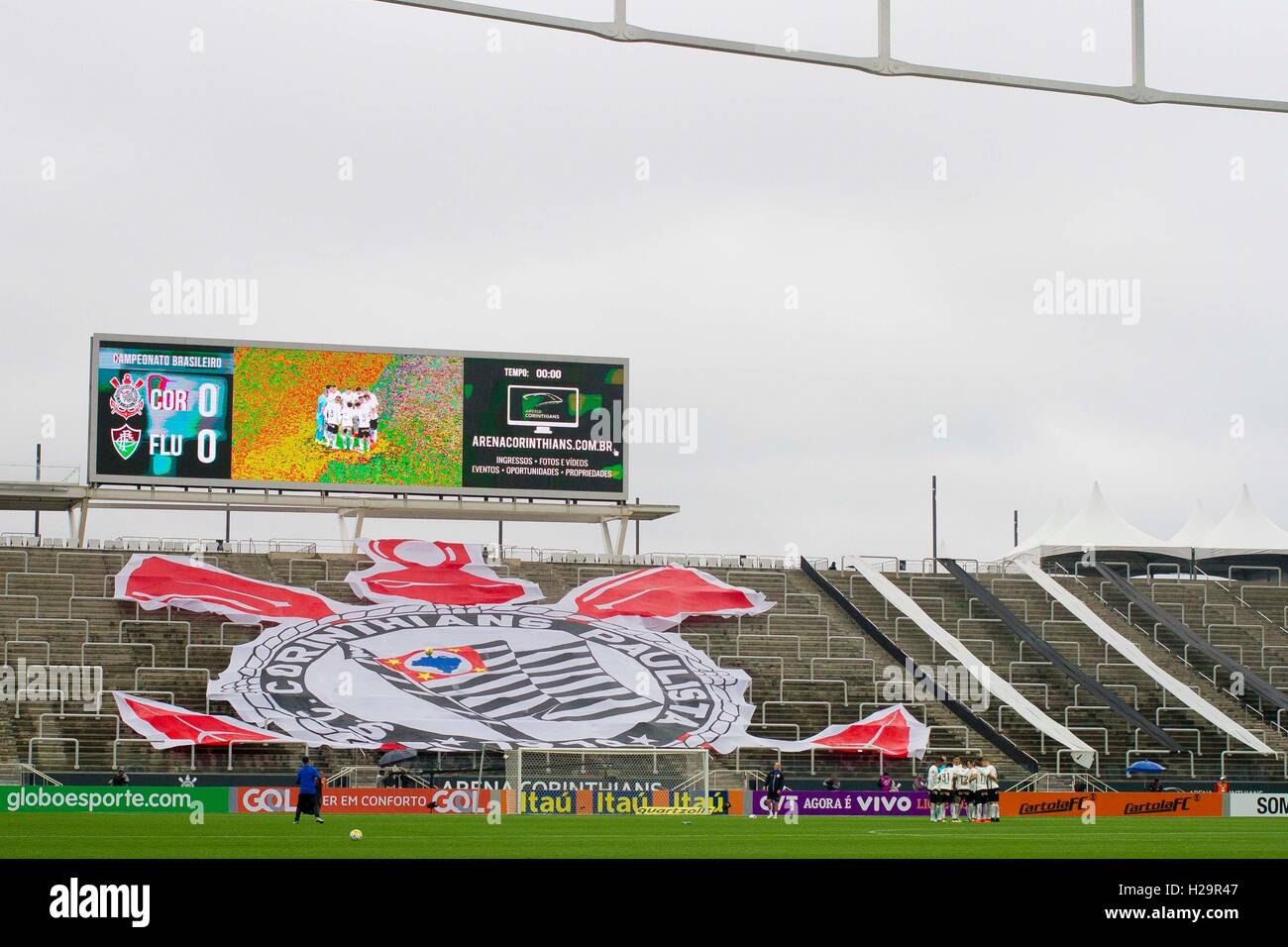 SÃO PAULO, SP - 25.09.2016: CORINTHIANS X FLUMINENSE - Team Corinthians ...