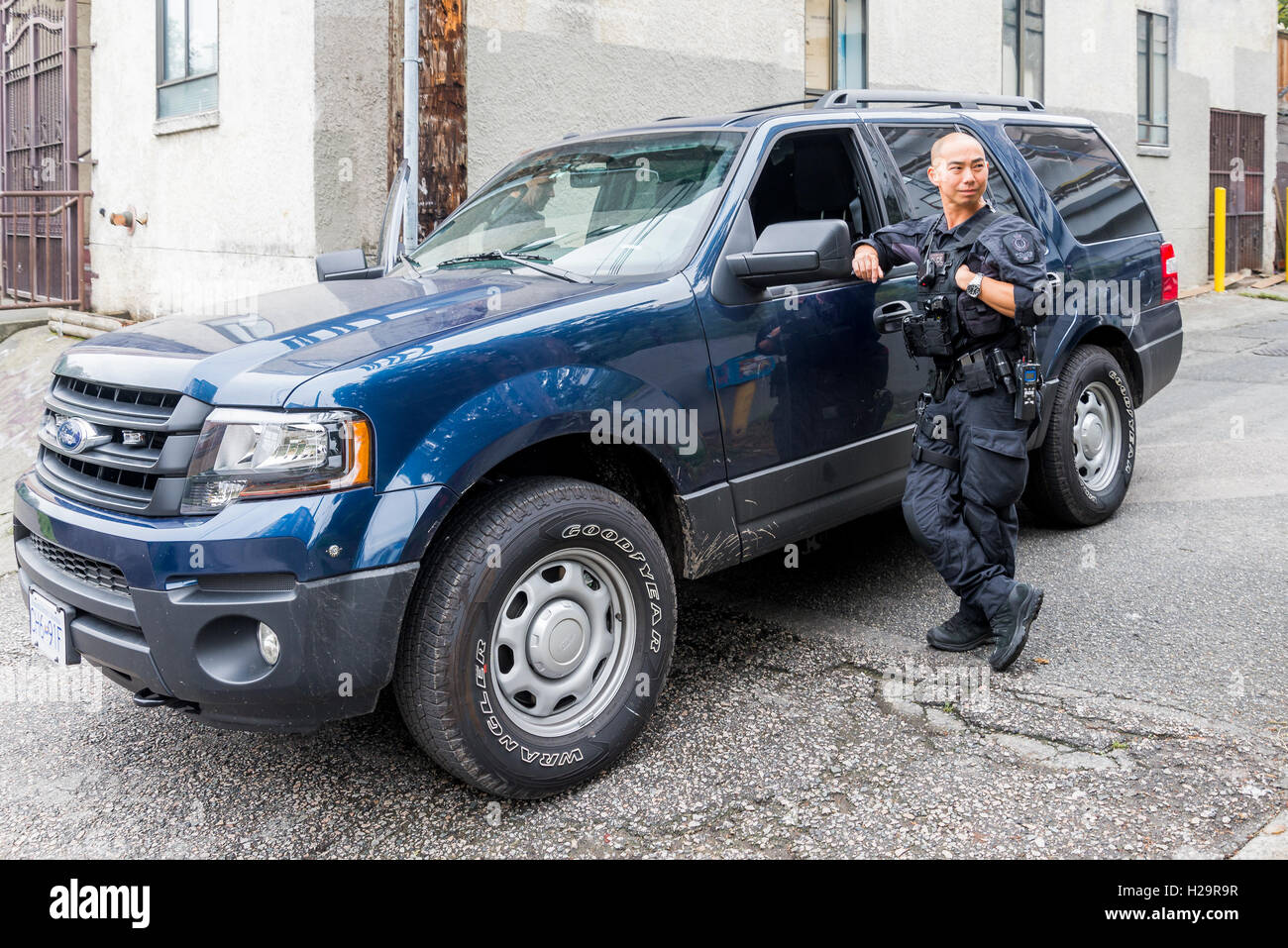 Police alley british columbia canada vancouver police hi-res stock ...