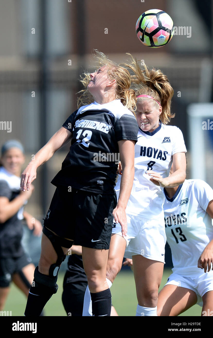 Washington, DC, USA. 25th Sep, 2016. 20160825 - Providence midfielder ...