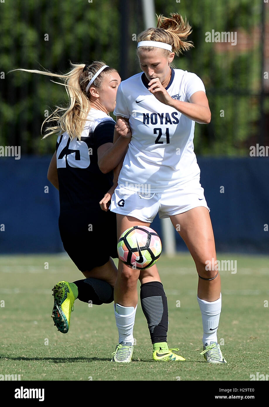 Washington, DC, USA. 25th Sep, 2016. 20160825 - Georgetown forward ...