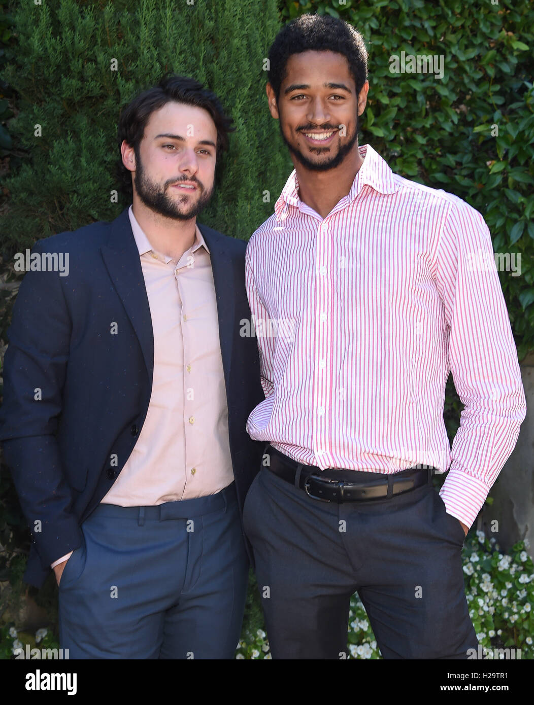 Beverly Hills, California, USA. 25th Sep, 2016. Jack Falahee and Alfred ...