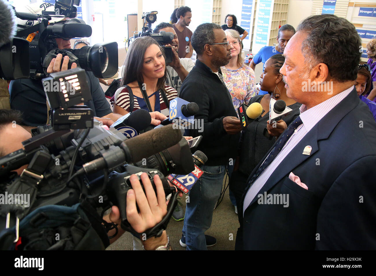 Philadelphia, PA, USA. 25th Sep, 2016. Reverend Jesse Jackson, Sr ...