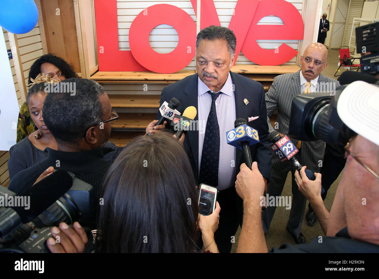 Philadelphia, PA, USA. 25th Sep, 2016. Reverend Jesse Jackson, Sr ...