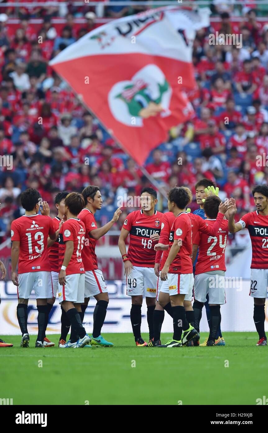 Saitama, Japan. 25th Sep, 2016. Urawa Reds team group Football/Soccer ...