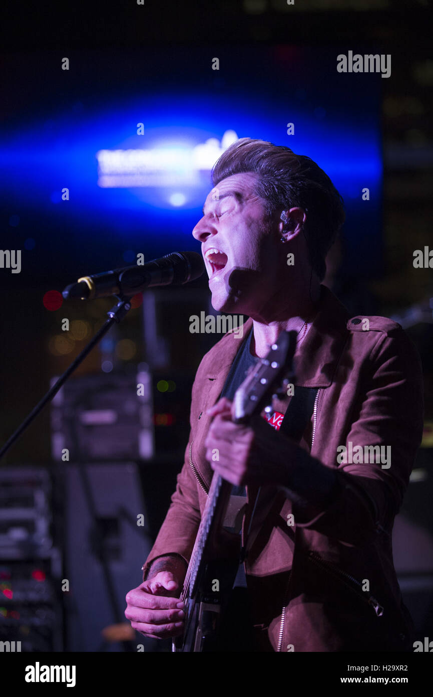 Los Angeles, California, USA. 25th Sep, 2016. Singer Ryan Harris ...