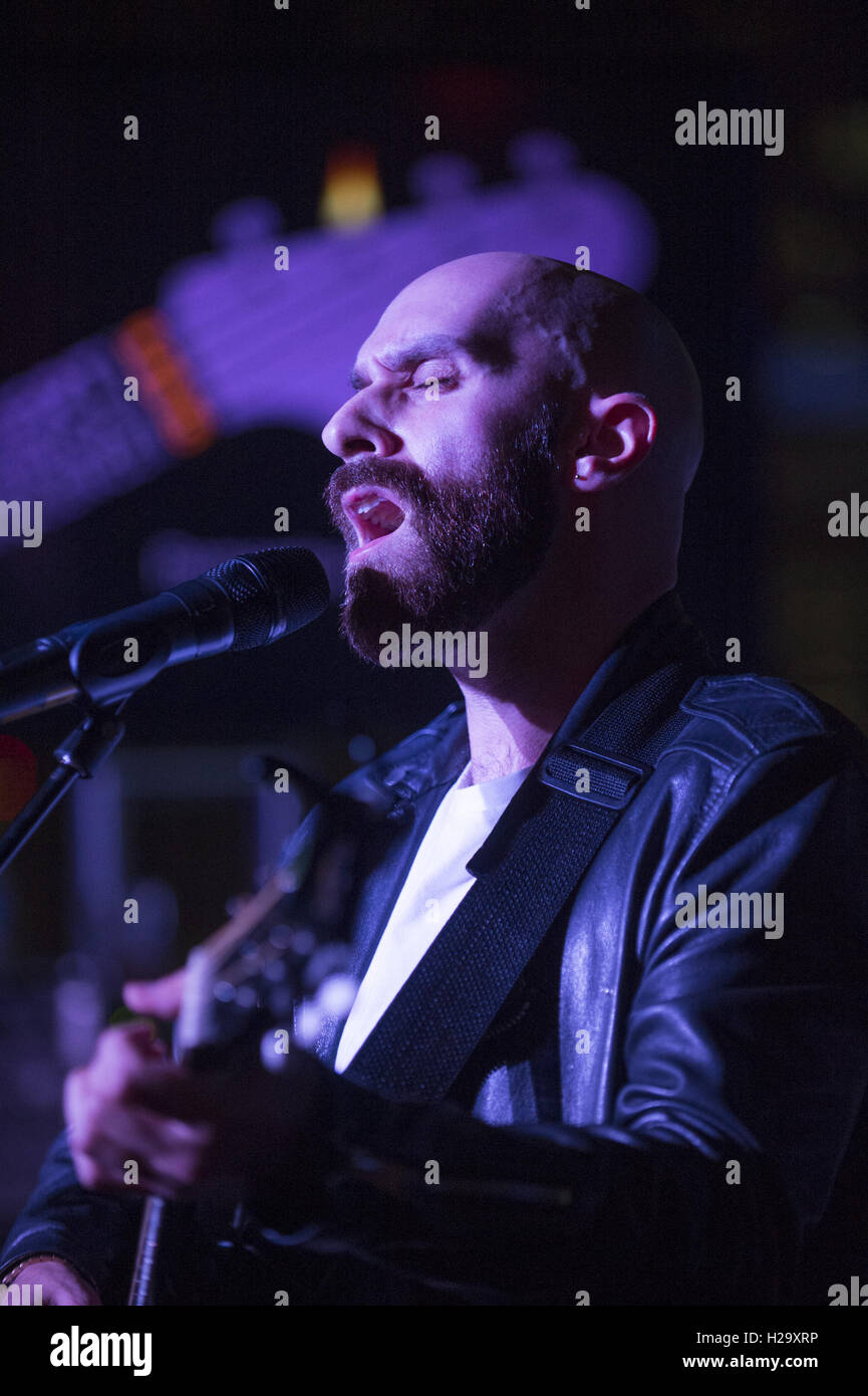 Los Angeles, California, USA. 25th Sep, 2016. Singer Sam Harris of X ...