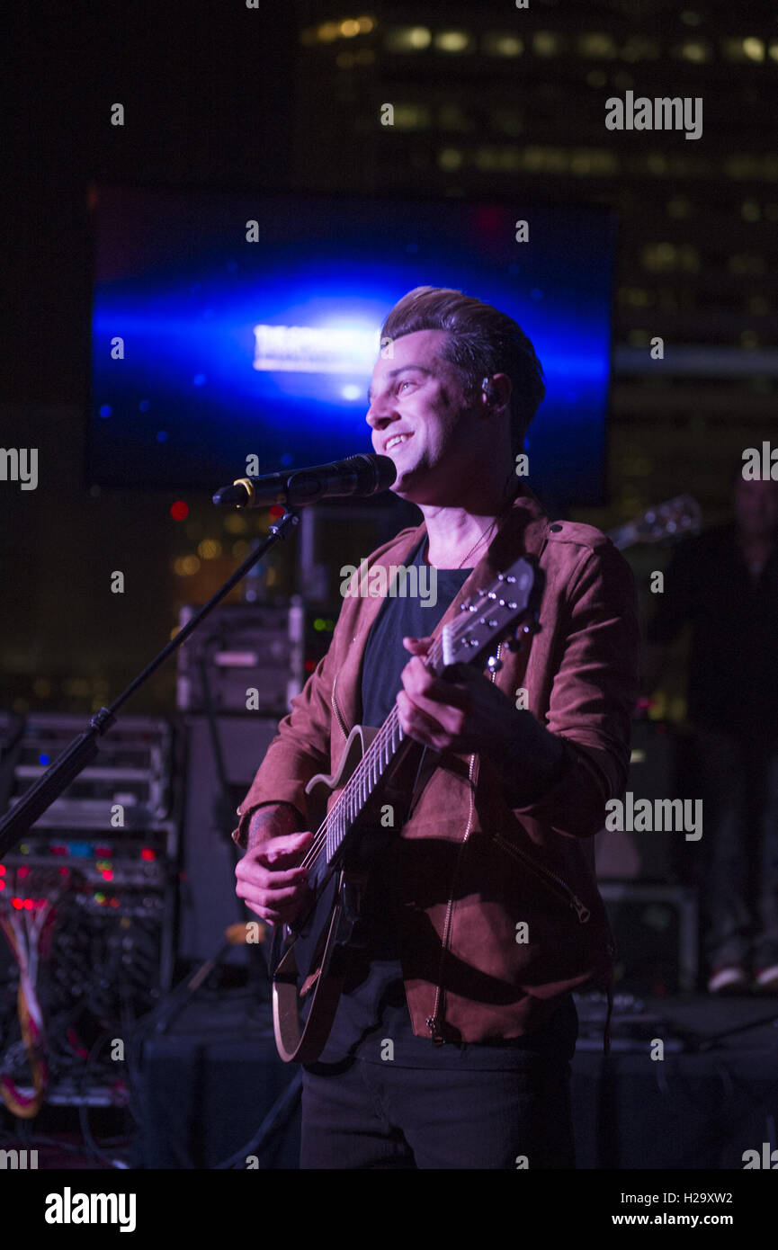 Los Angeles, California, USA. 25th Sep, 2016. Singer Ryan Harris ...