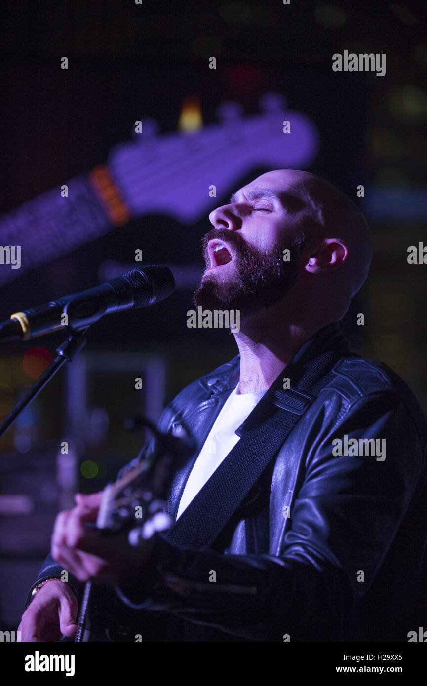 Los Angeles, California, USA. 25th Sep, 2016. Singer Sam Harris of X ...