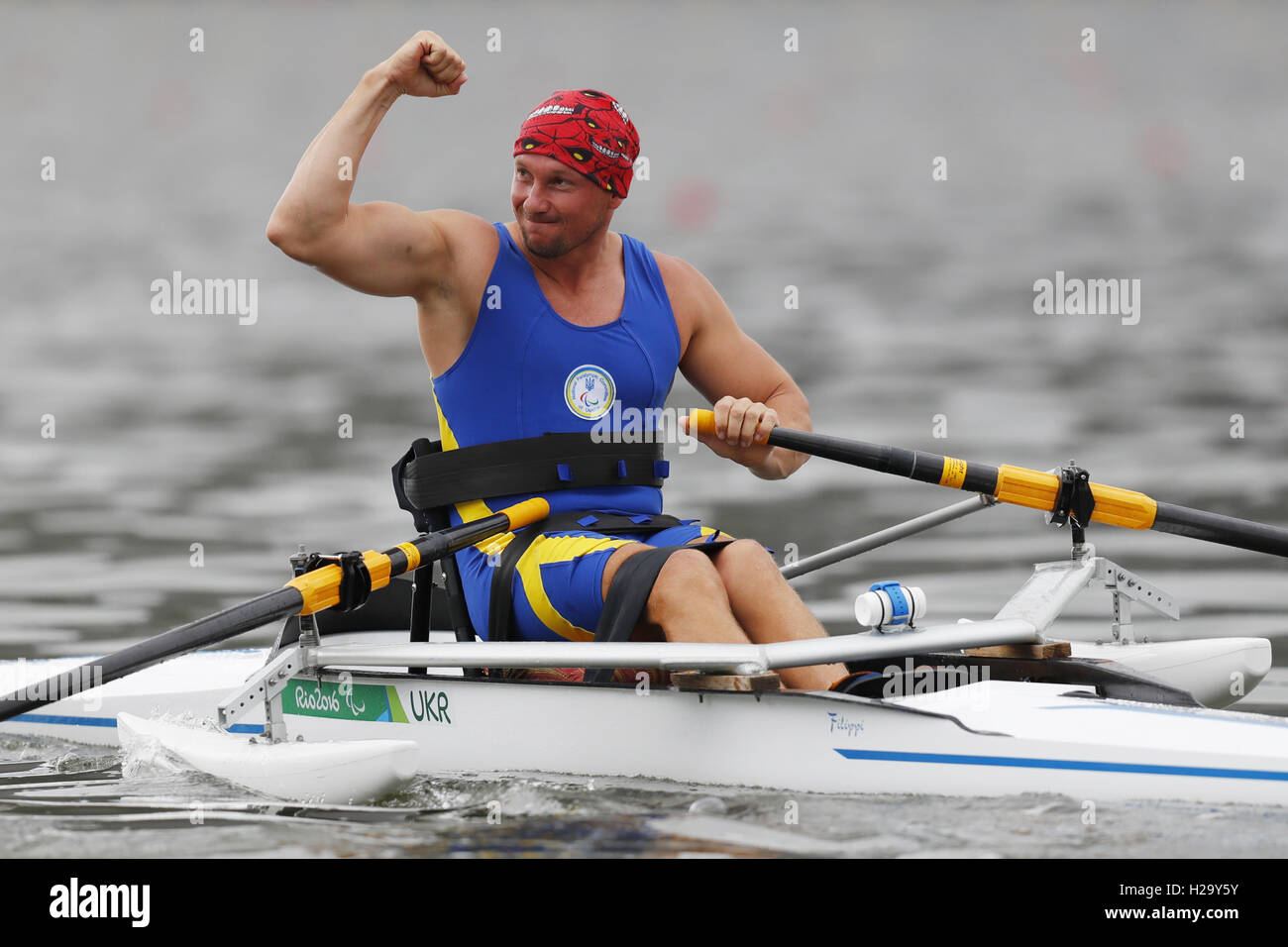 Rio de Janeiro, Brazil. 9th Sep, 2016. Roman Polianskyi (UKR) Rowing ...