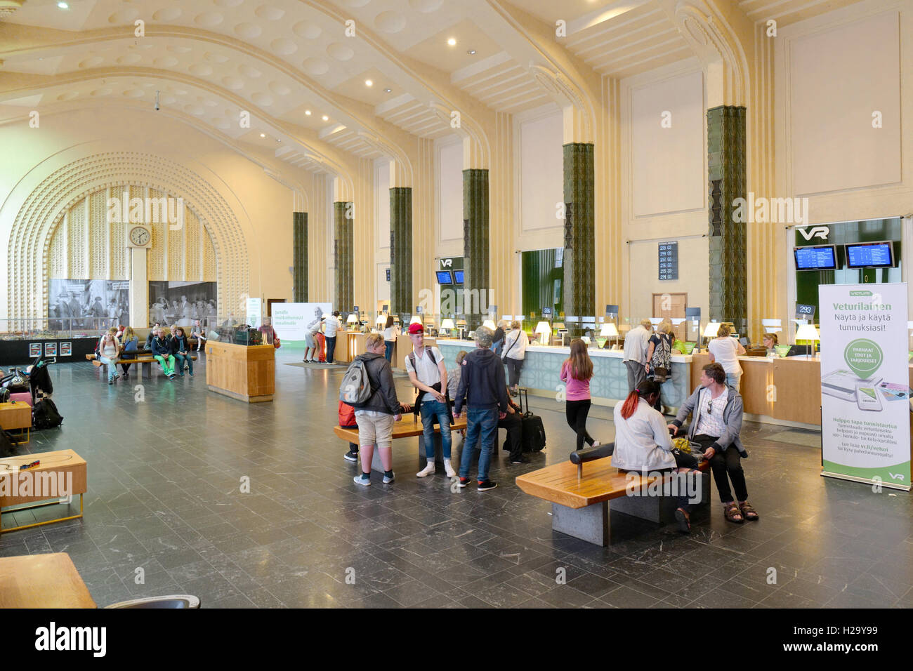 Helsinki central station interior hi-res stock photography and images ...