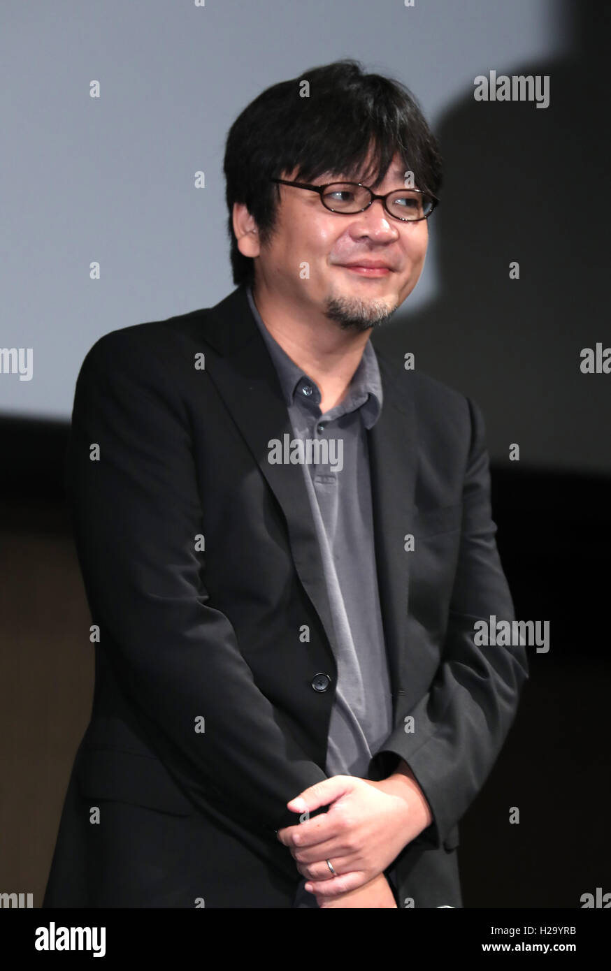 Tokyo, Japan. 26th Sep, 2016. Japanese animation film director Mamoru ...