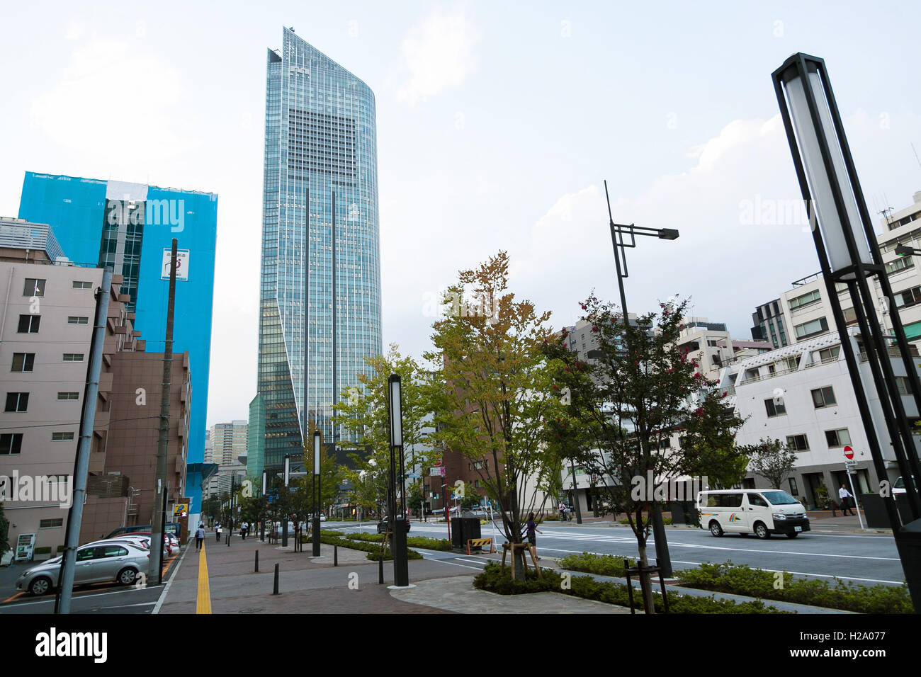 The newly opened section of Loop Road No. 2 between Shimbashi and ...