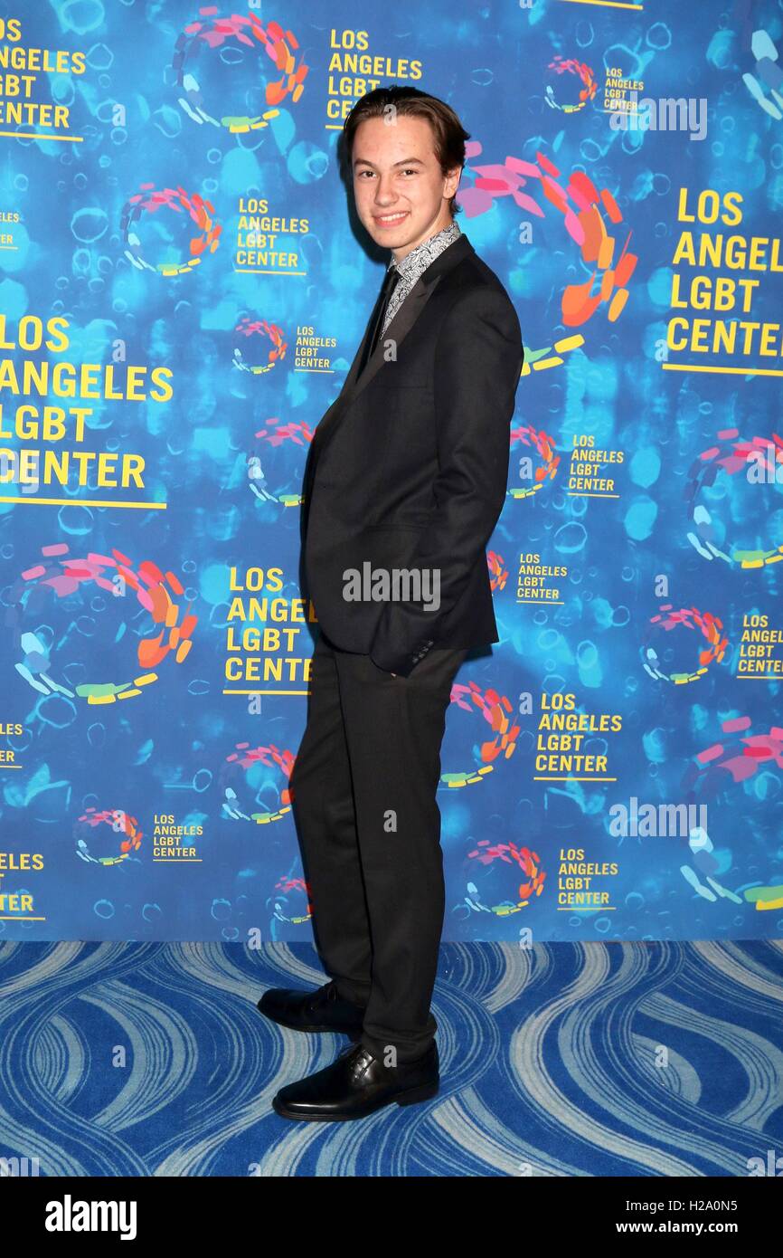 West Hollywood, CA. 24th Sep, 2016. Hayden Byerly at arrivals for LGBT ...
