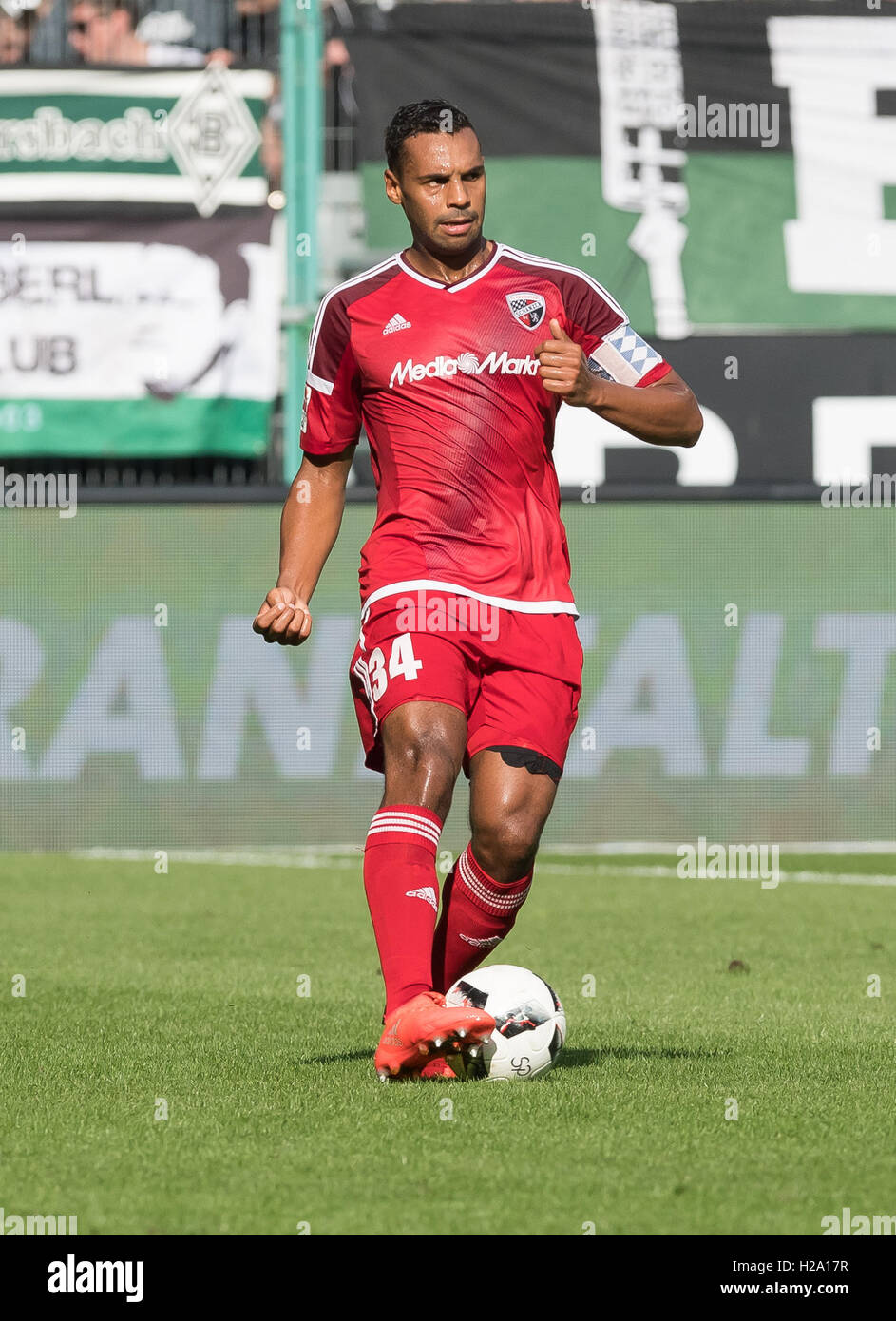Moenchengladbach, Germany. 24th Sep, 2016. Ingolstadt's Marvin Matip ...