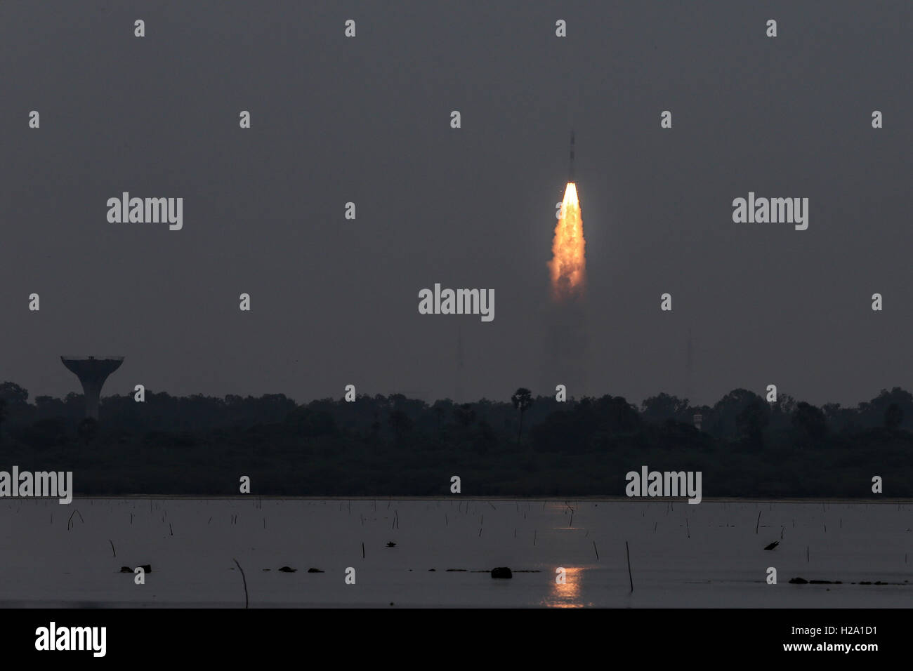 Indian satellite launch vehicle hi-res stock photography and images - Alamy
