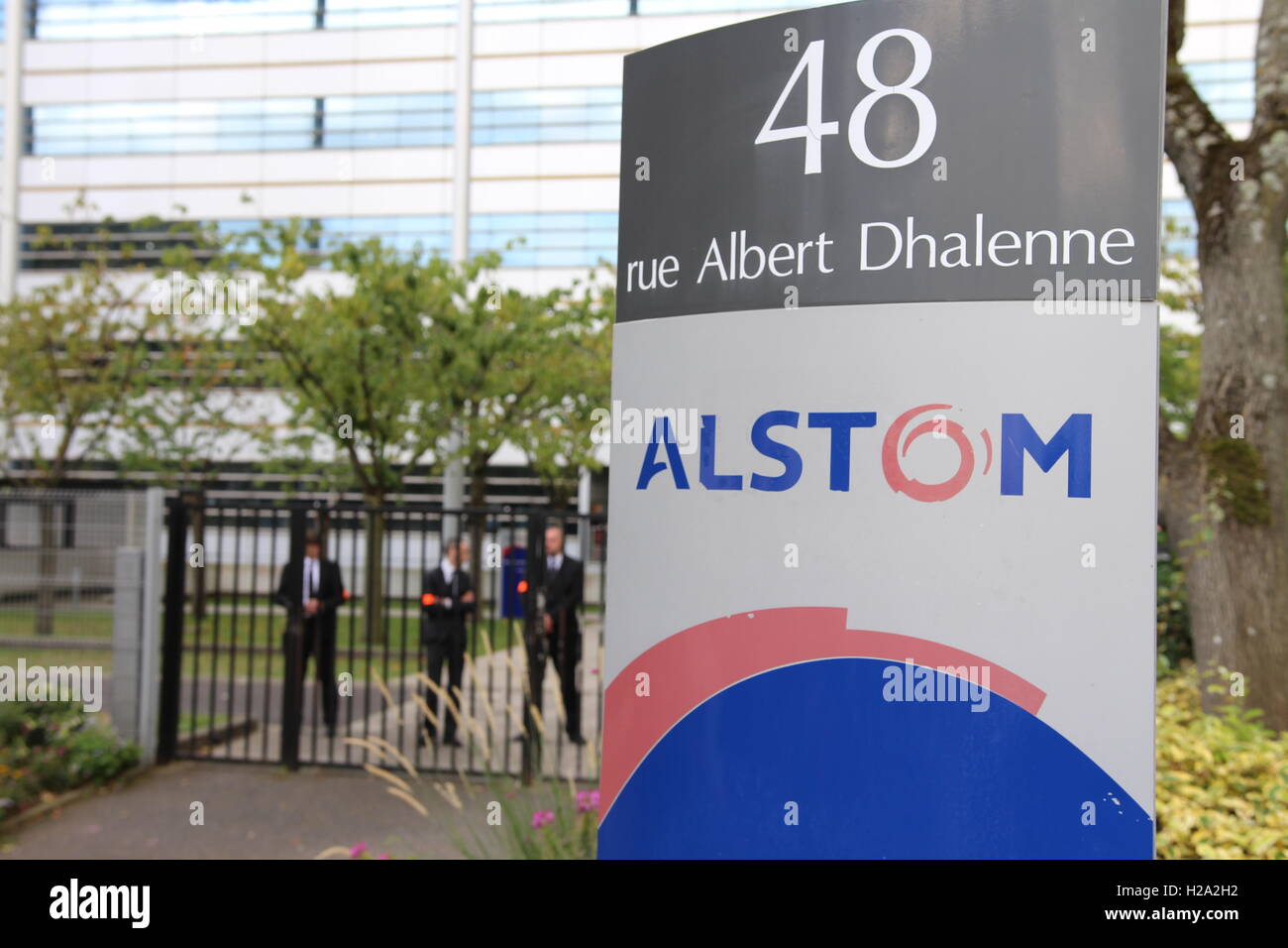 Seine-Saint-Denis, France. 26th September, 2016. Alstom's headquarters ...