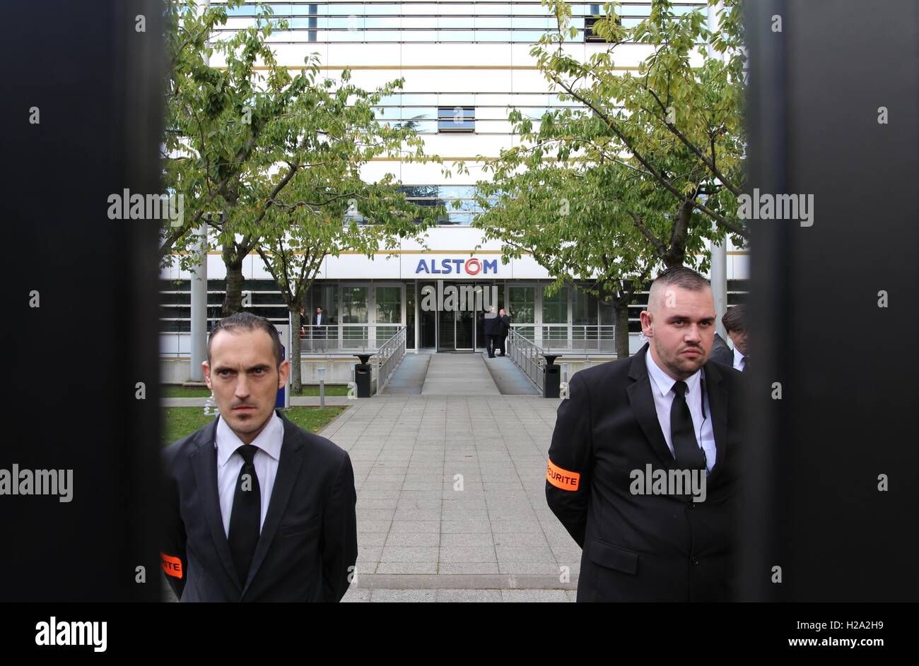 Seine-Saint-Denis, France. 26th September, 2016. Alstom's headquarters ...