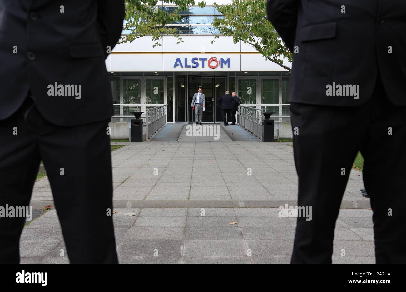 Seine-Saint-Denis, France. 26th September, 2016. Alstom's headquarters ...