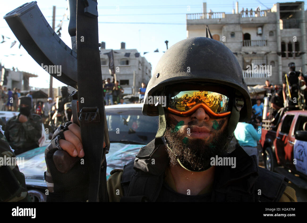 Rafah, Gaza Strip, Palestinian Territory. 26th Sep, 2016. Palestinian ...