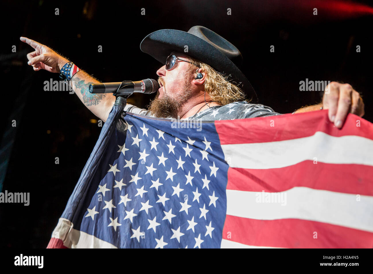 Clarkston, Michigan, USA. 24th Sep, 2016. COLT FORD performing on ...