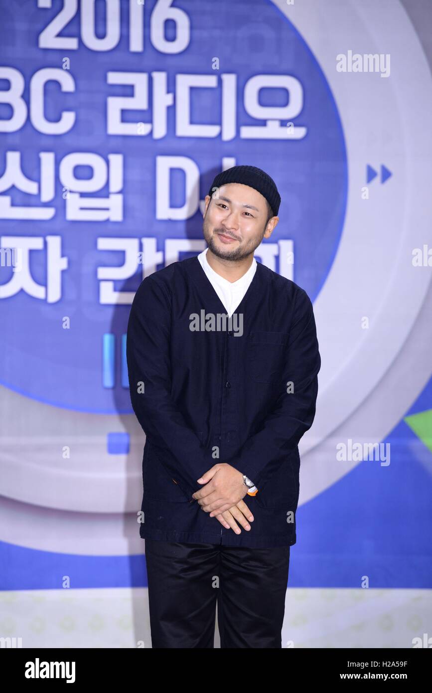 Seoul, Korea. 26th Sep, 2016. Jee Seok Jin, Jung Yumi and Mithra Jin ...