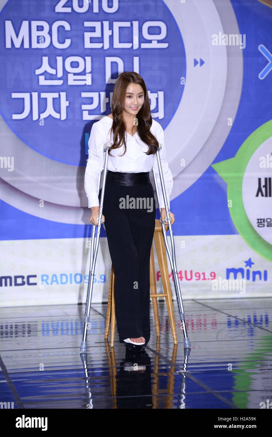 Seoul, Korea. 26th Sep, 2016. Jee Seok Jin, Jung Yumi and Mithra Jin ...
