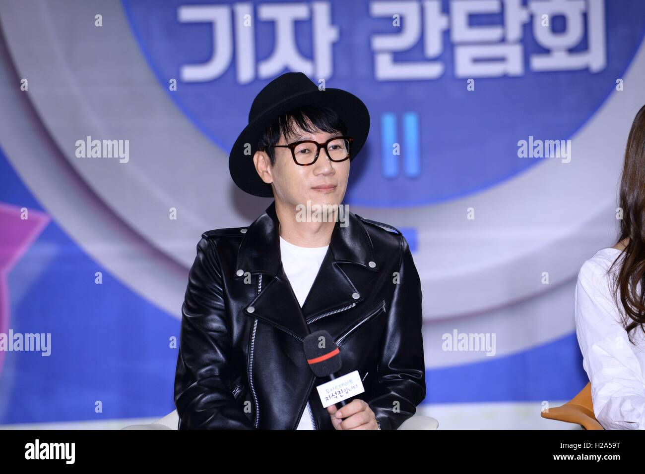 Seoul, Korea. 26th Sep, 2016. Jee Seok Jin, Jung Yumi and Mithra Jin ...