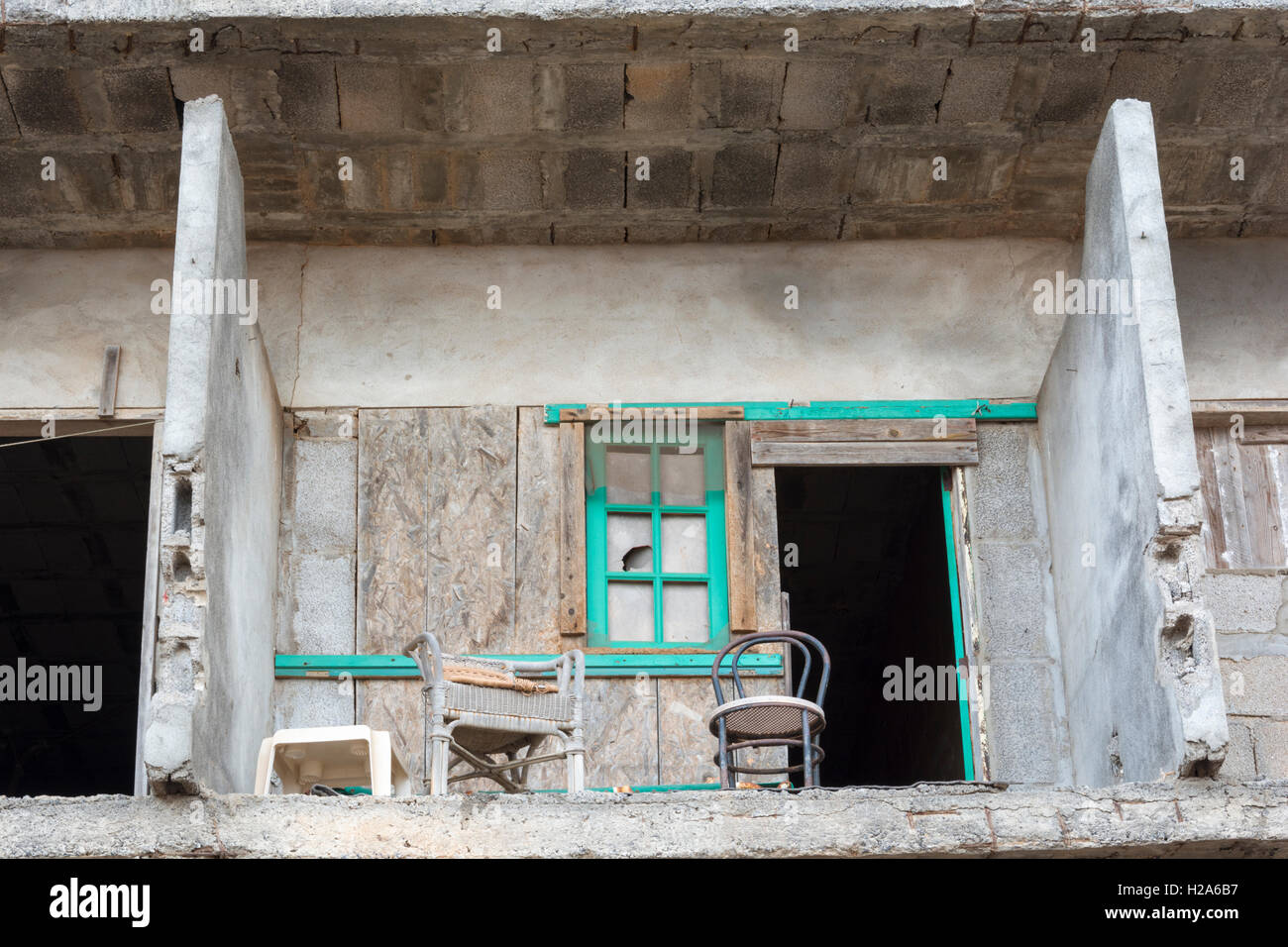 The abandoned hotel is called the Hotel of Los Charcones, but was named Atlante del Sol Hotel ...