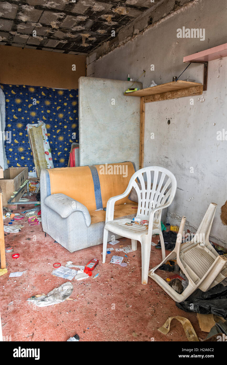 The abandoned hotel is called the Hotel of Los Charcones, but was named Atlante del Sol Hotel ...