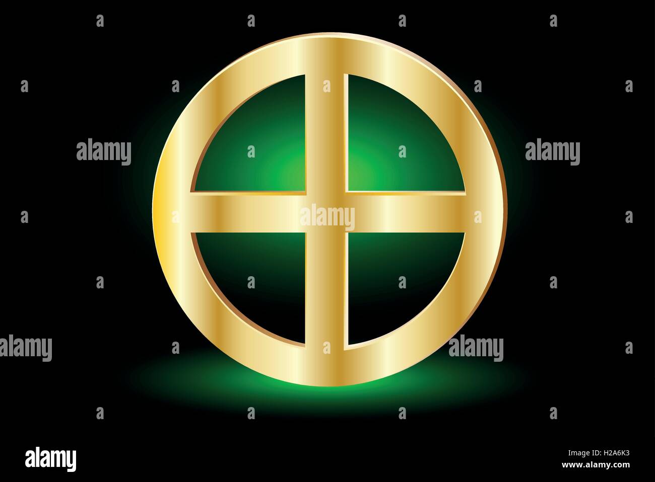 Celtic cross , cross in a circle Stock Vector Image & Art - Alamy